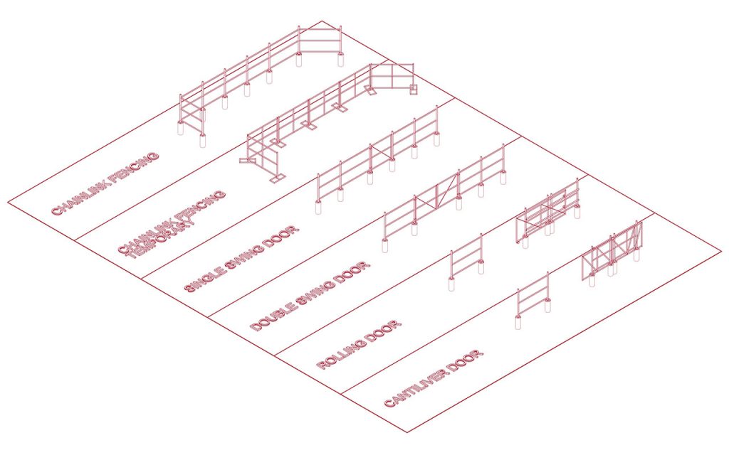 Chainlink Fence - Revit Family Collection - BIMxDesign | Parametric ...