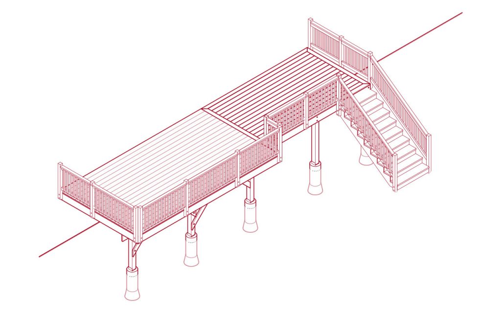 Residential Deck - Revit Family Collection - BIMxDesign | Parametric ...