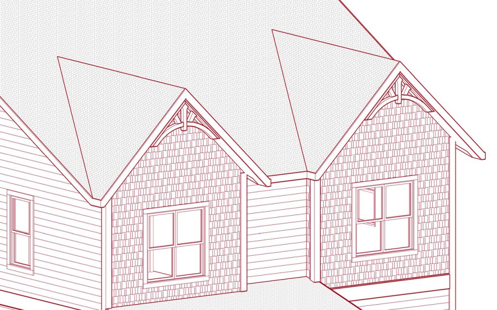 Gable Bracket 10 - Revit Family - BIMxDesign | Parametric Revit Family ...