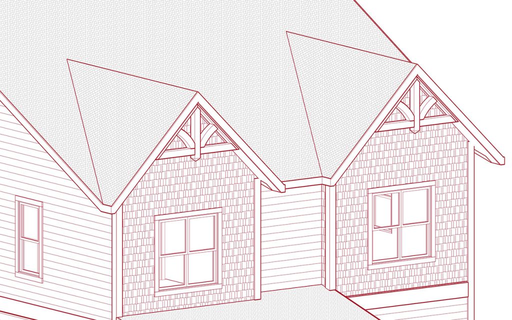 Gable Bracket 3 - Revit Family - BIMxDesign | Parametric Revit Family ...