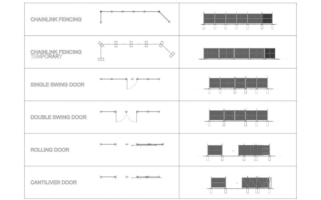 Chainlink Fence - Revit Family Collection - BIMxDesign | Parametric ...