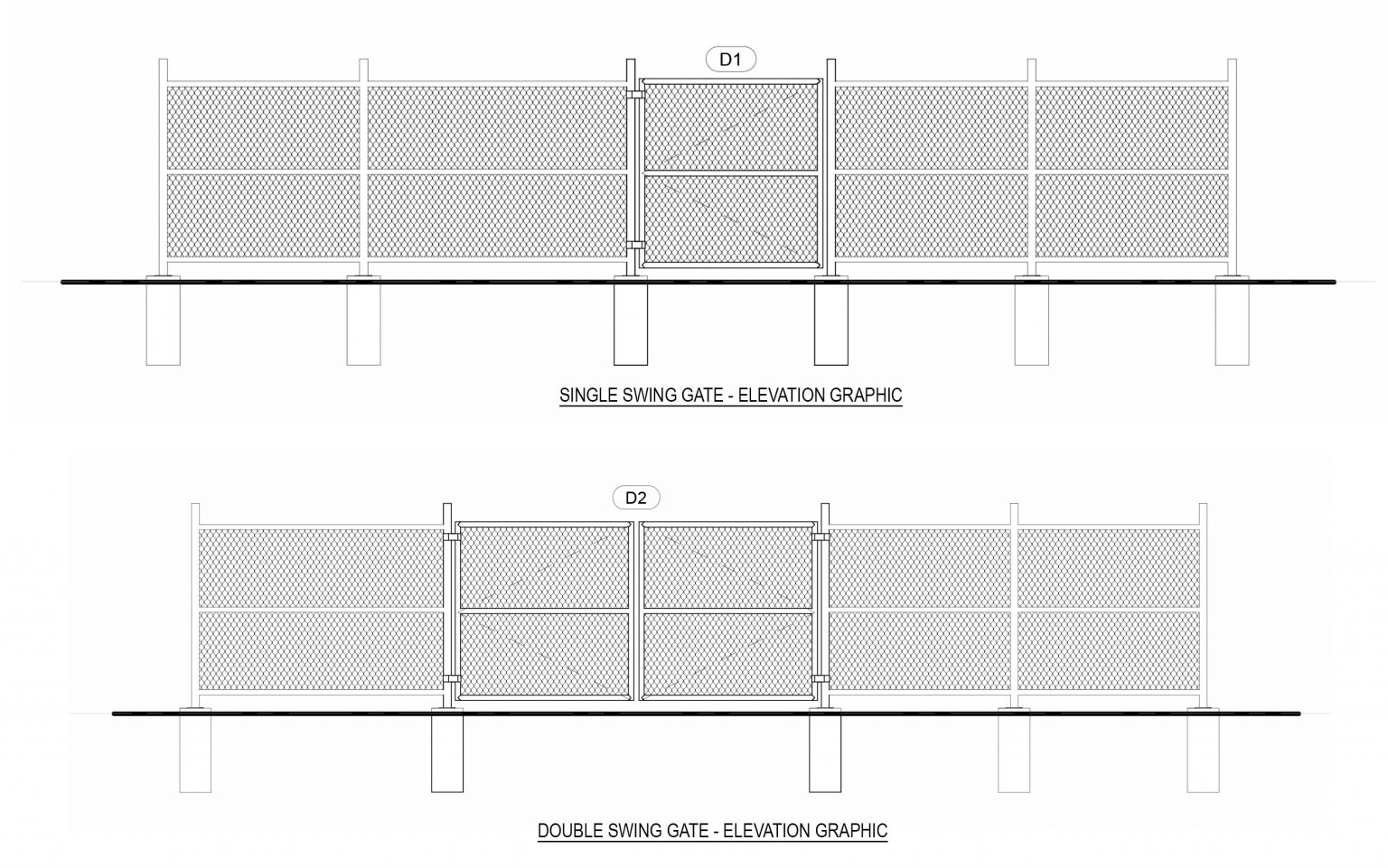 Chainlink Fence - Revit Family Collection - BIMxDesign | Parametric ...