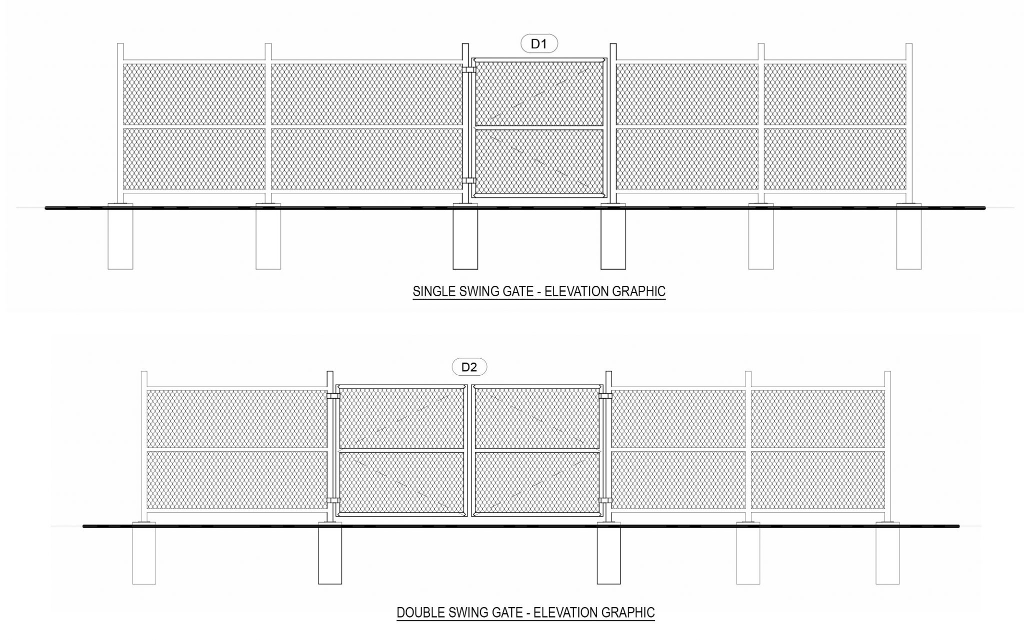 Chainlink Fence - Revit Family Collection - BIMxDesign | Parametric ...