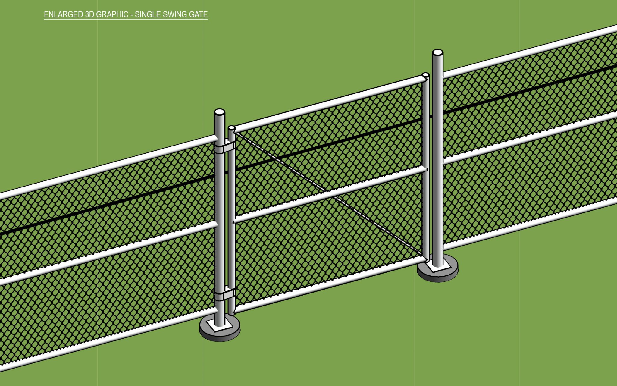 Chainlink Fence - Revit Family Collection - BIMxDesign | Parametric Revit Family Collection