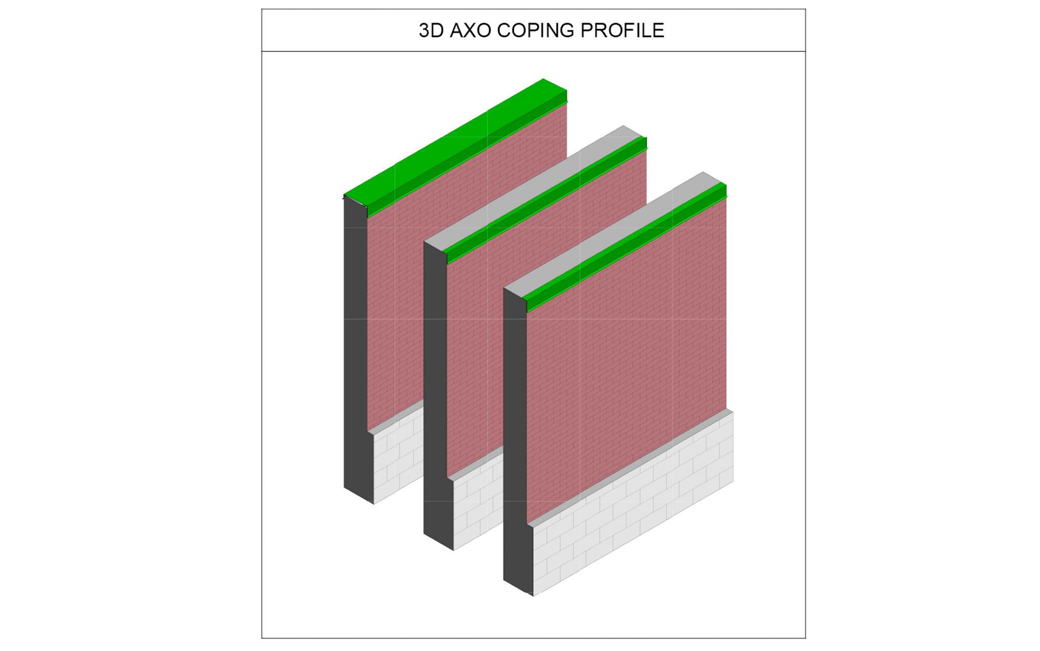 Metal Coping Profile - Revit Family - BIMxDesign | Parametric Revit ...