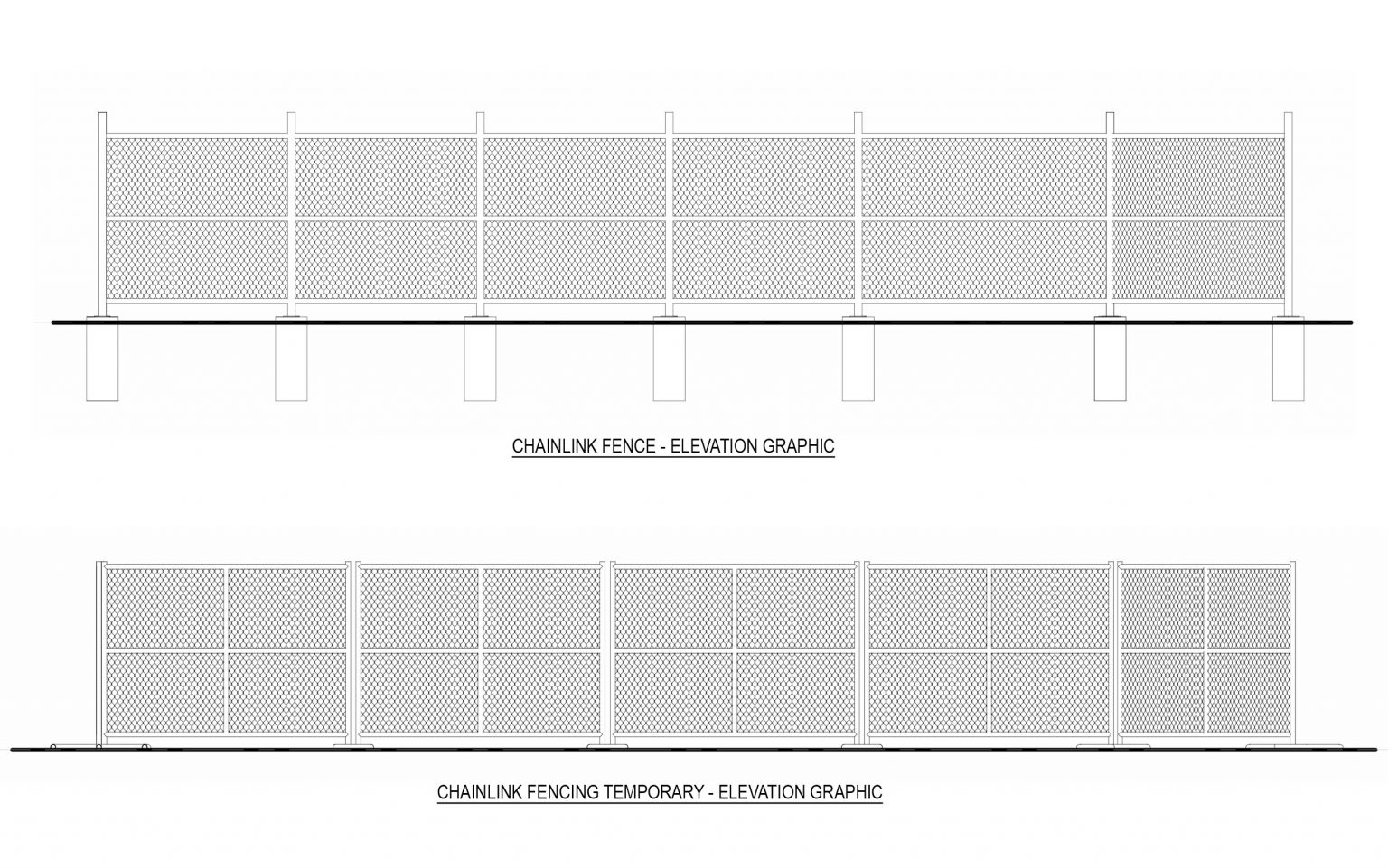 Chainlink Fence - Revit Family Collection - BIMxDesign | Parametric ...