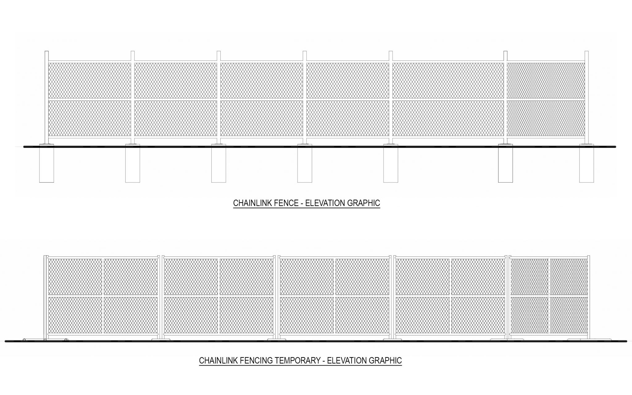 Chainlink Fence - Revit Family Collection - BIMxDesign | Parametric ...