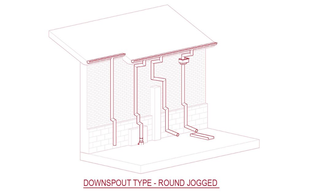 Downspout & Gutter - Revit Family Collection - BIMxDesign | Parametric ...