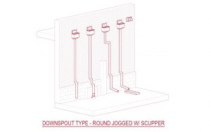 Downspout & Gutter - Revit Family Collection - BIMxDesign | Parametric ...