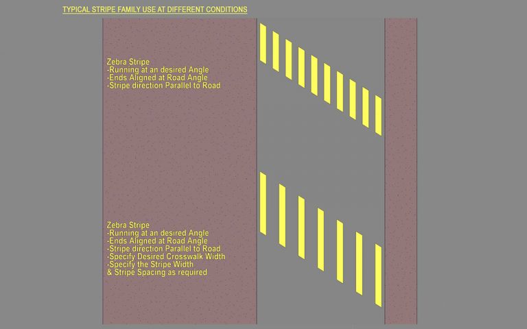 Pedestrian Crosswalk Stripe - Revit Family - BIMxDesign | Parametric ...