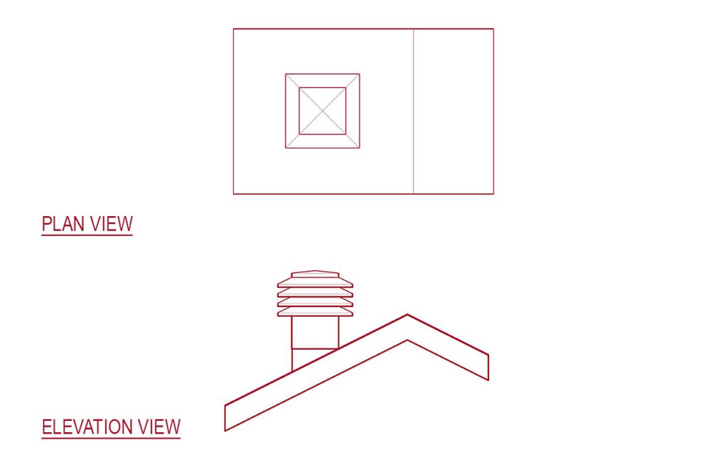 Roof Attic Vent Square - Revit Family - BIMxDesign | Parametric Revit ...